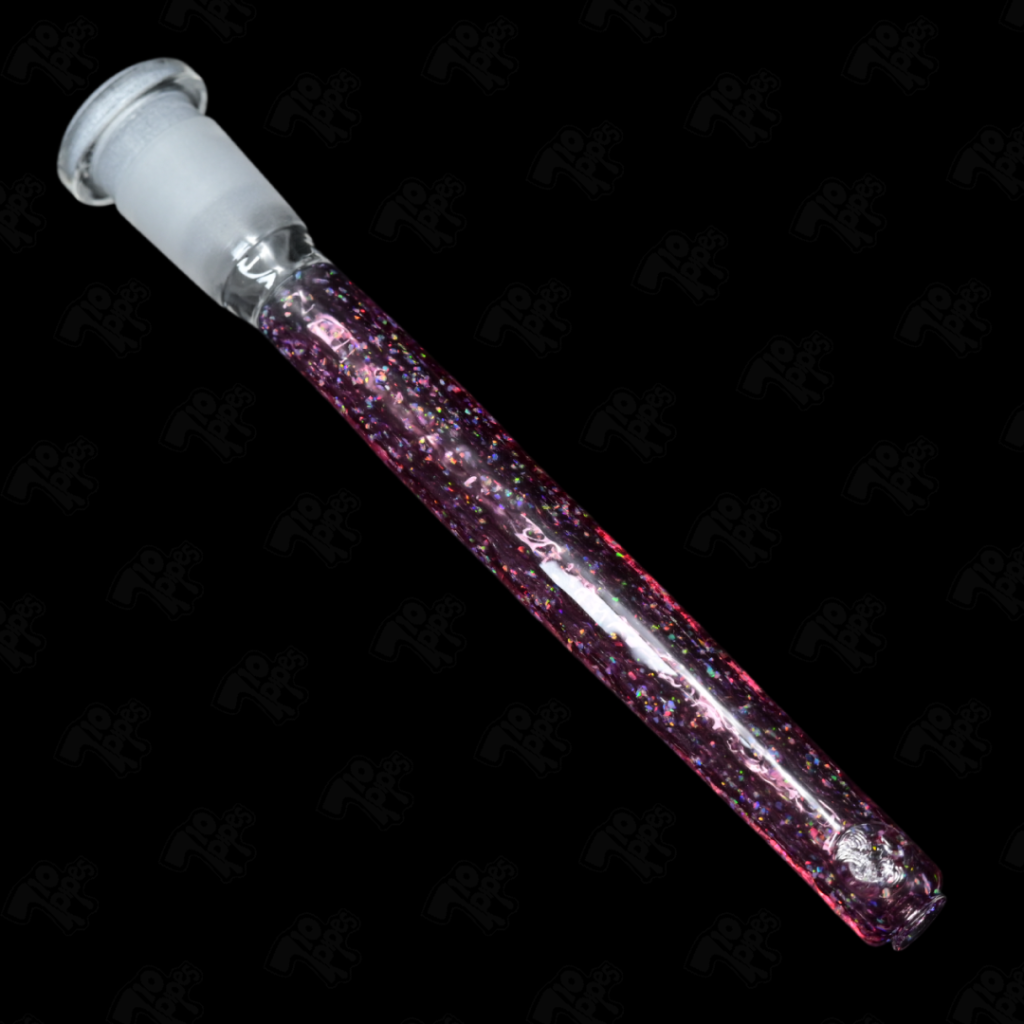 Spaceman 5″ Downstem - Gold Amethyst Cropal | Online Smoke Shop | 710 Pipes