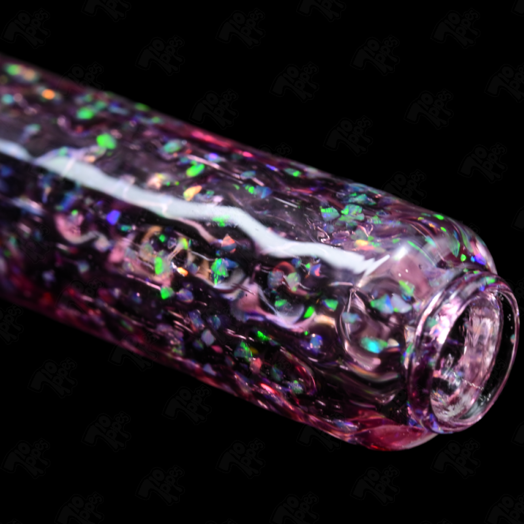 Spaceman 5″ Downstem - Gold Amethyst Cropal | Online Smoke Shop | 710 Pipes